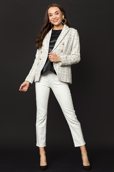 Leather Puff Sleeve Top, Black - SALE - The Blue Door Boutique