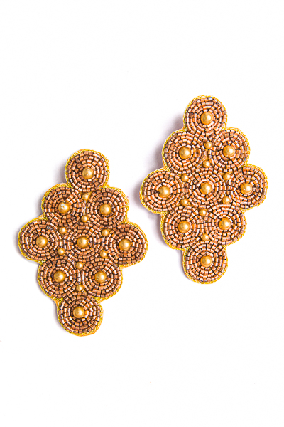 Statement Beaded Earring - Accessories - The Blue Door Boutique