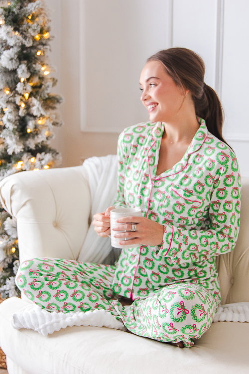 Charlotte PJ Set, Good Tidings - New Arrivals - The Blue Door Boutique