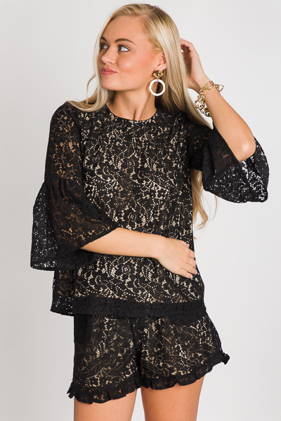 Black Lace Set - Sale - The Blue Door Boutique