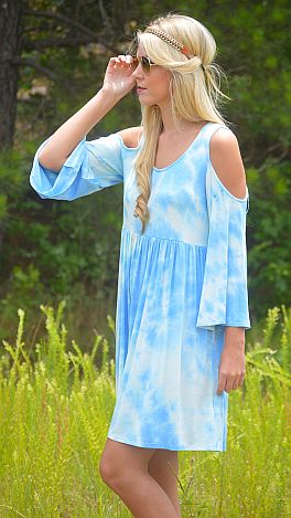 Summer Splash Dress - Dresses - The Blue Door Boutique