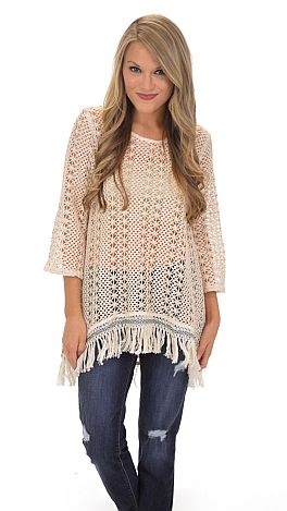 Free Falling Top - Tops - The Blue Door Boutique