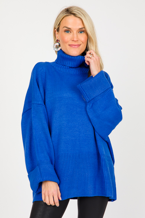 Folly Sweater, Cobalt - New Arrivals - The Blue Door Boutique