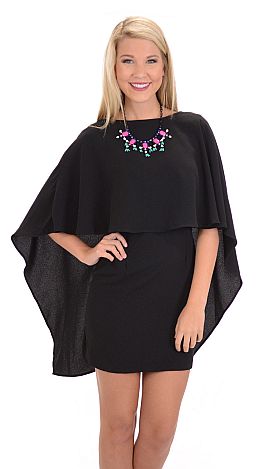 Cape Back Dress - Sale - The Blue Door Boutique