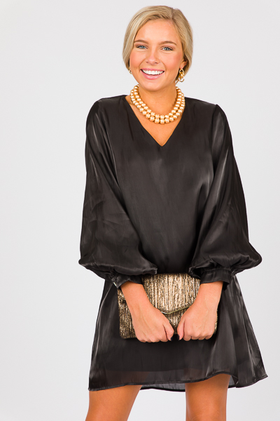 Cocktail Hour Dress, Black - New Arrivals - The Blue Door Boutique