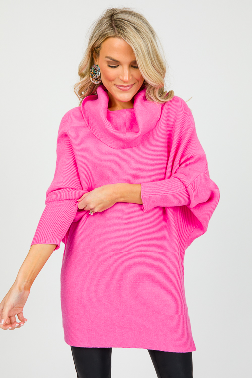 Dover Sweater, Candy Pink - New Arrivals - The Blue Door Boutique