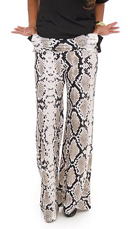 Sneaky Snake Pants - Bottoms - The Blue Door Boutique