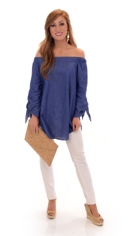Demi Top - Tops - The Blue Door Boutique
